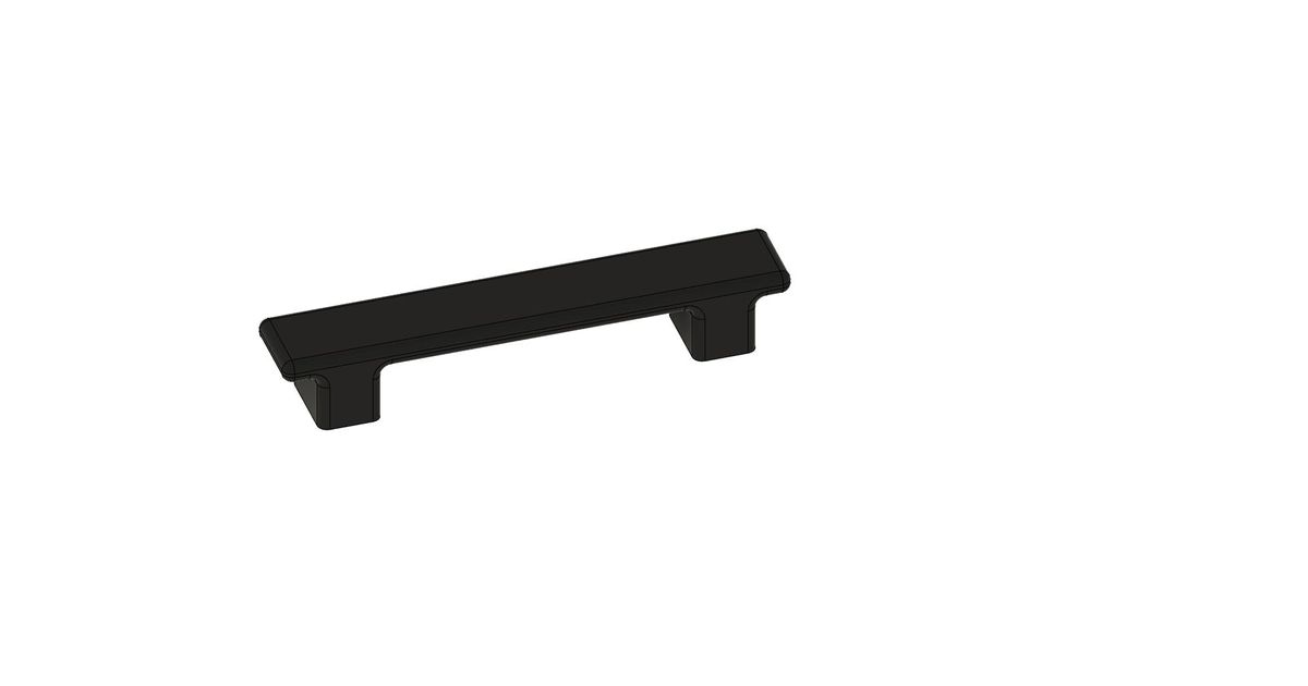 Handle with round corners, Fusion file attached by PGold | Download ...