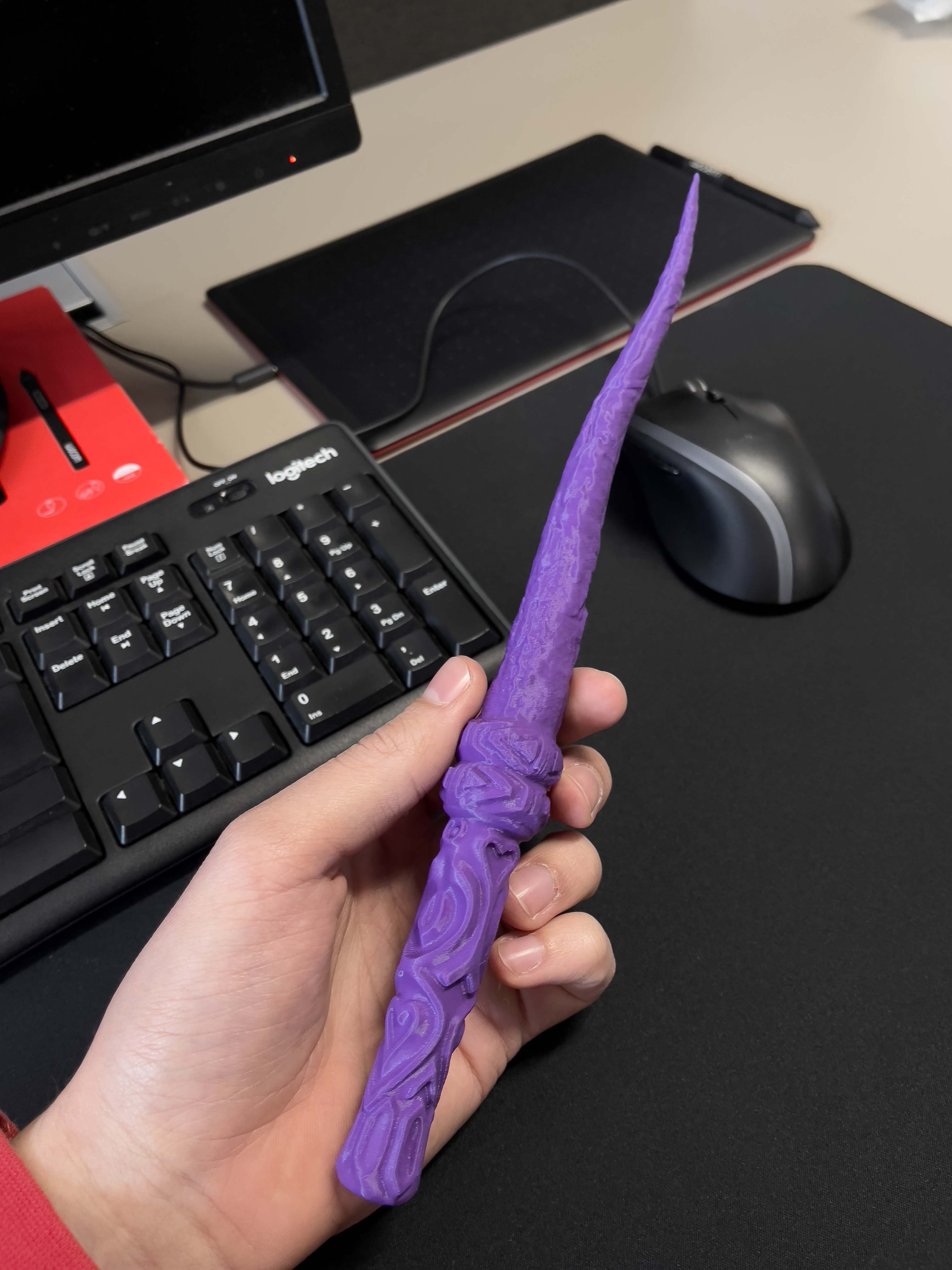 Enchanting 3D Printable Wand by Matteo Pascale | Download free STL ...