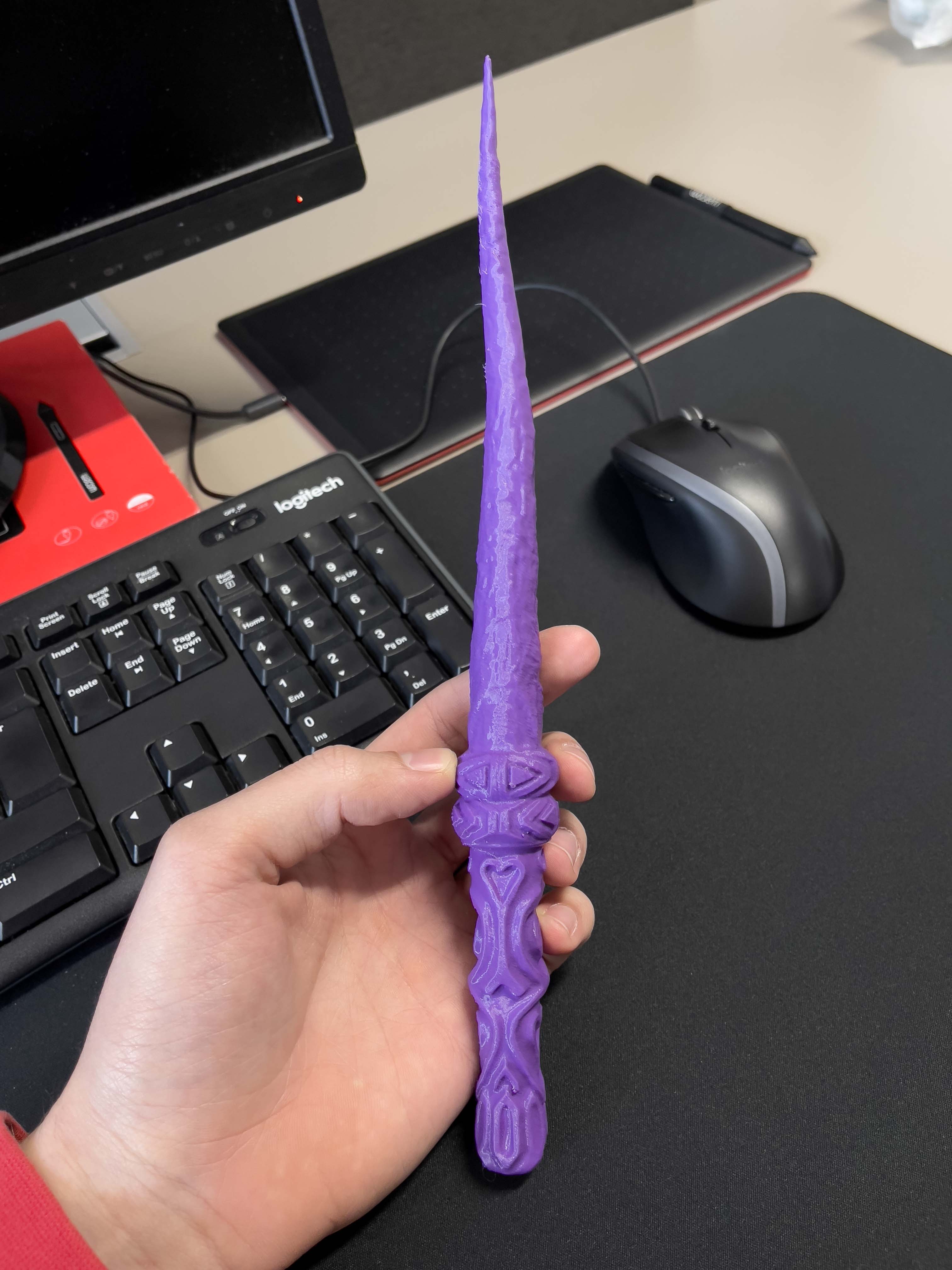 Enchanting 3D Printable Wand by Matteo Pascale | Download free STL ...