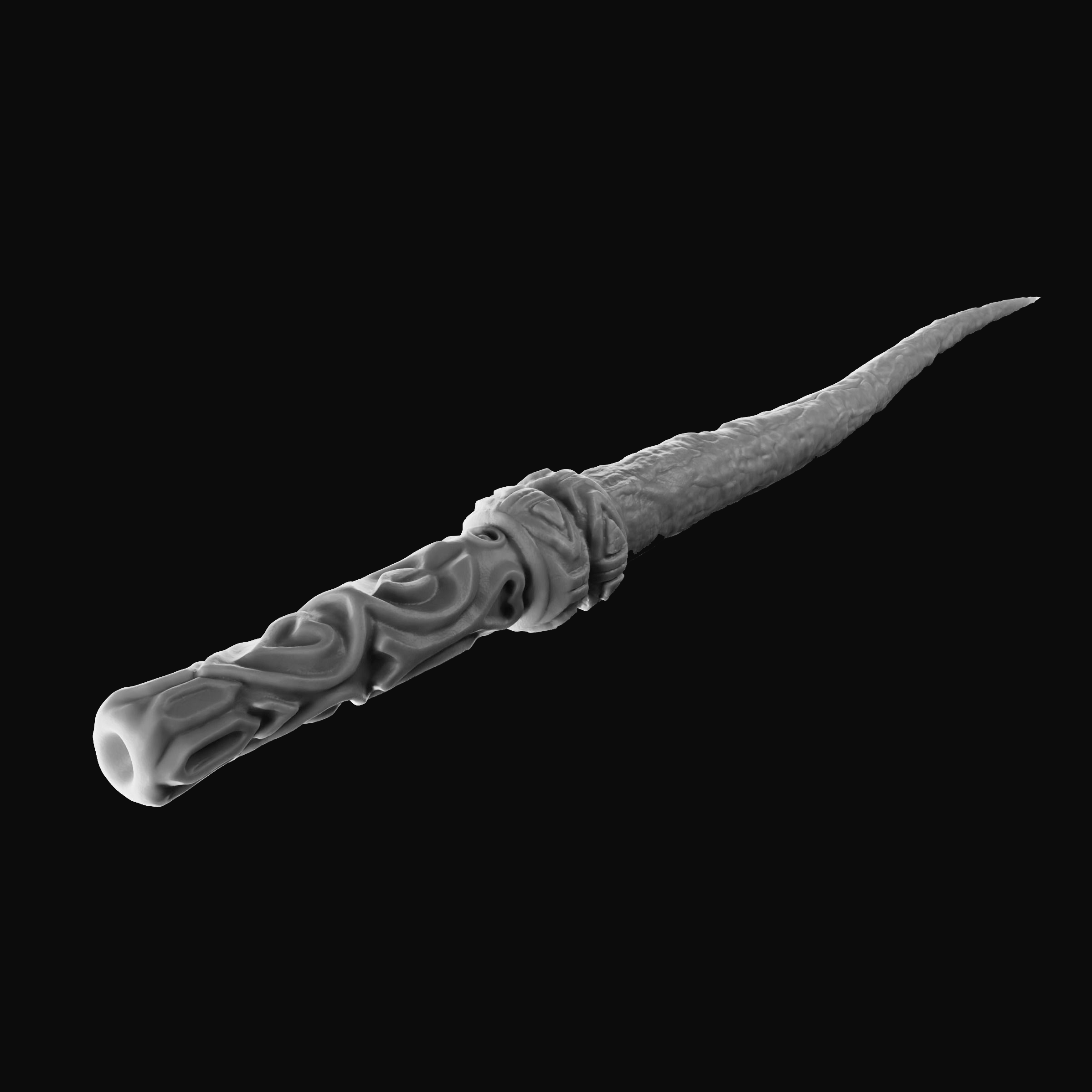 Enchanting 3D Printable Wand by Matteo Pascale | Download free STL ...