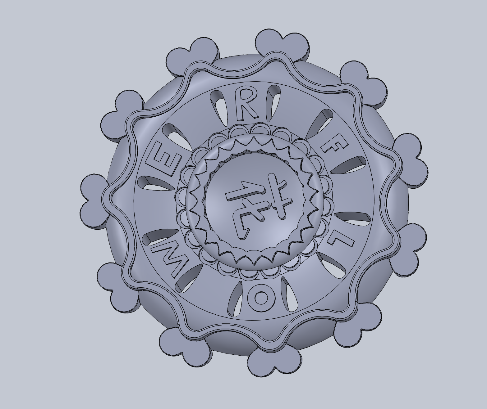 Maker Coin: The Flower by W en xin Lu | Download free STL model ...