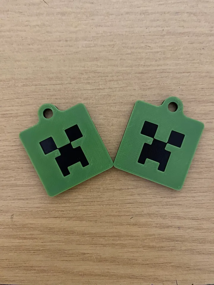 keychain Creeper minecraft by Ivanez91 | Download free STL model ...