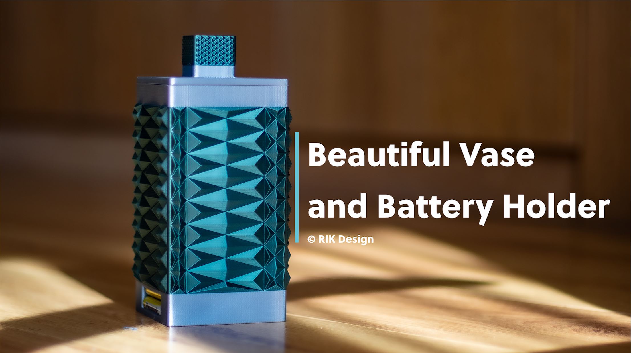 Beautiful Battery Vase by Rik Design | Download free STL model ...