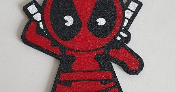 Deadpool Keychain - MMU (Multi-Material) by Malick | Download free STL ...
