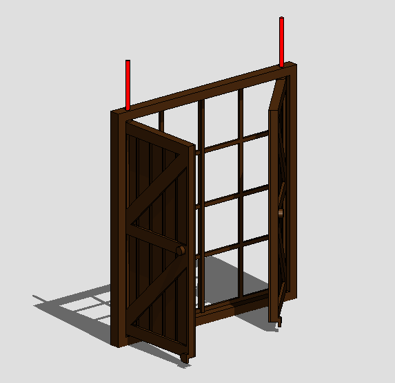 Window with movable lockable panels. by Guido | Download free STL model ...