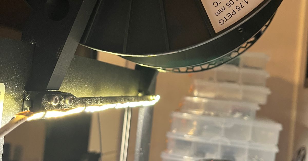 Led mount spool holder combo MK2/2.5/3 by Robert | Download free STL ...