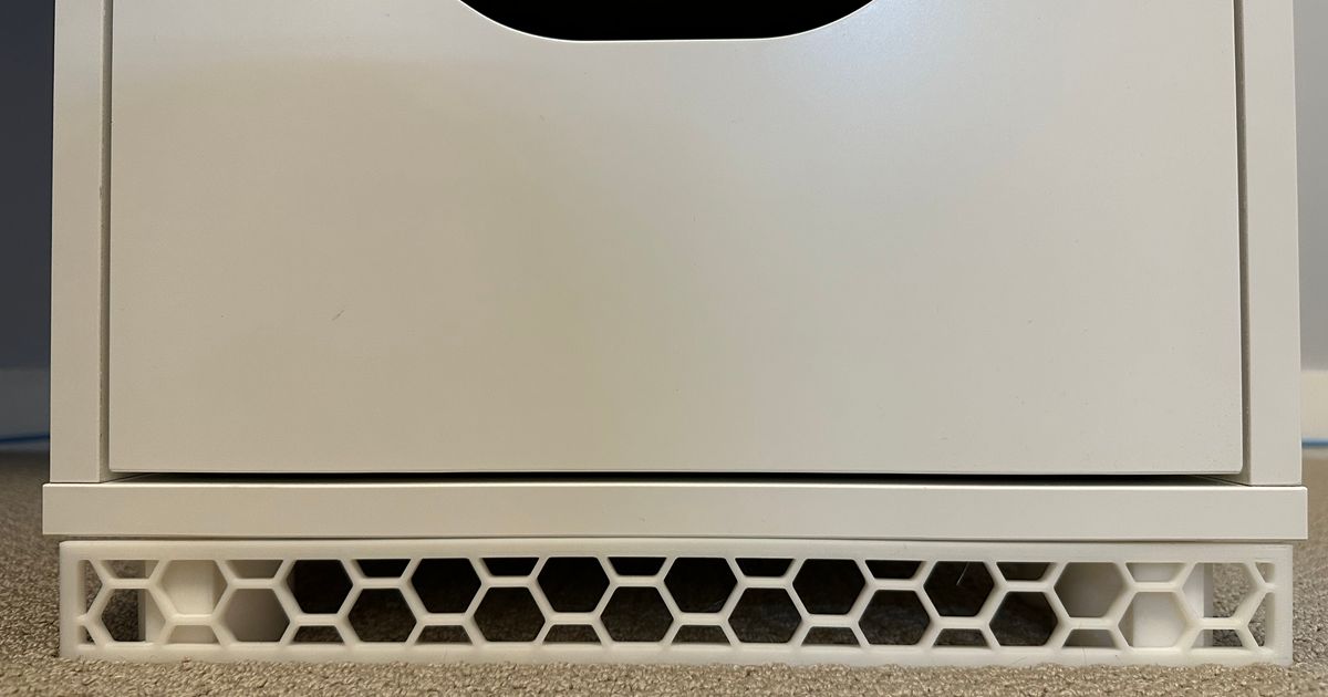 Ikea Alex riser with cover by Jason H | Download free STL model ...