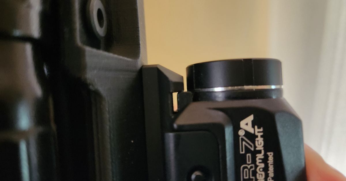 Streamlight TLR-8 / TLR-7 Rail Extension by Madcamper | Download free ...