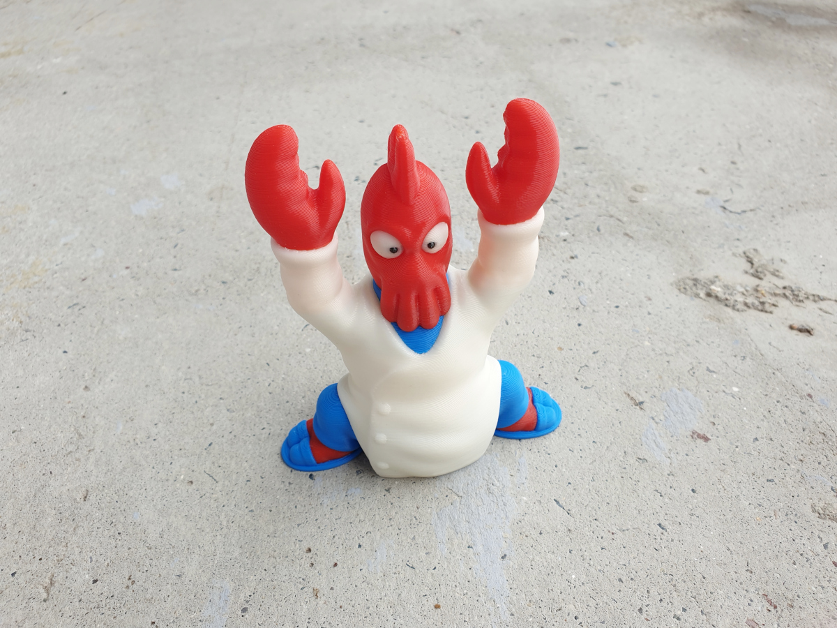 Zoidberg (multimaterial remix) by Cipis | Download free STL model ...