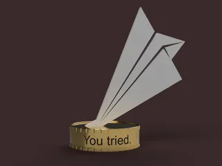 'You Tried' Award by Aimée Wright | Download free STL model ...