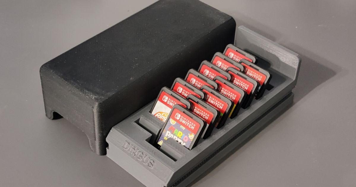 Nintendo Switch Cartridge Holder by Vimlopop | Download free STL model | Printables.com