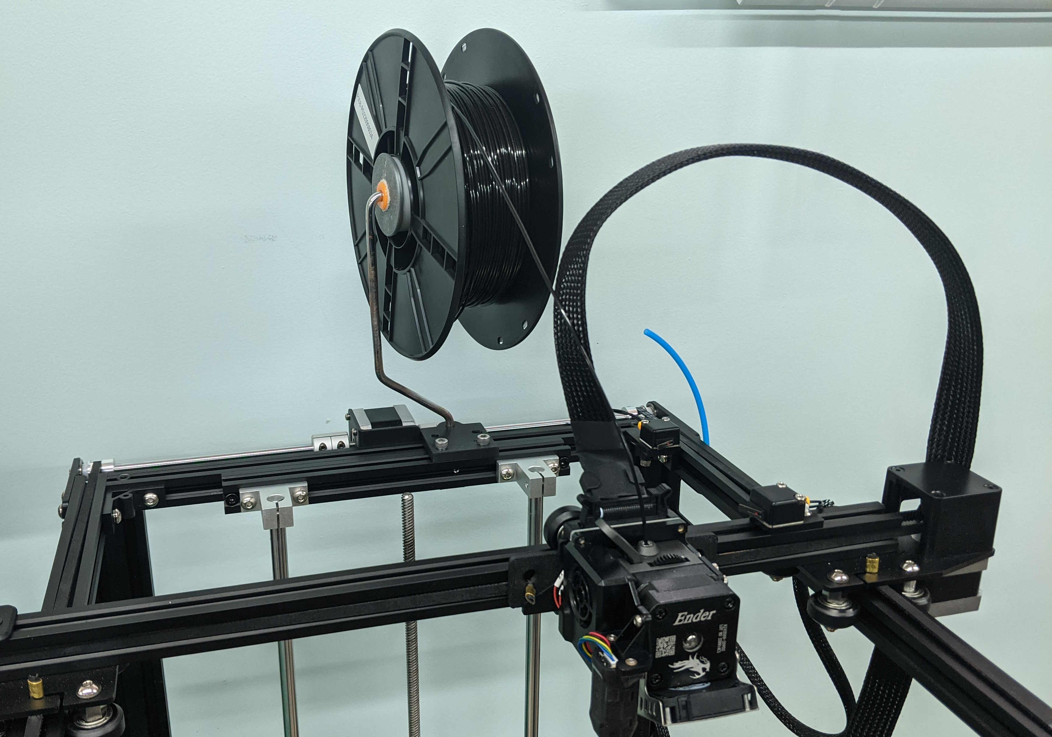 Pivoting filament spool holder for cube frame direct drive printer by Klave | Download free STL ...