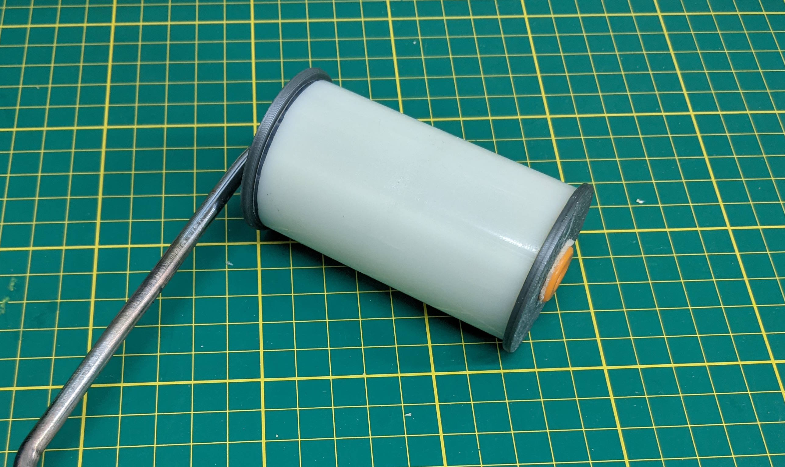 Pivoting filament spool holder for cube frame direct drive printer by ...