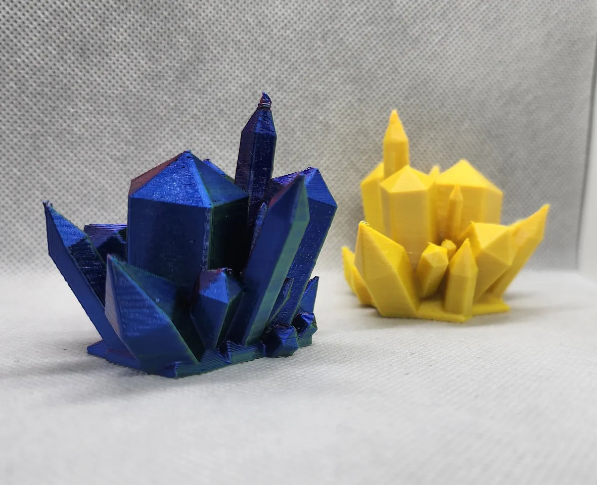 Crystal Cluster ⧋ by Triple G Workshop | Download free STL model ...