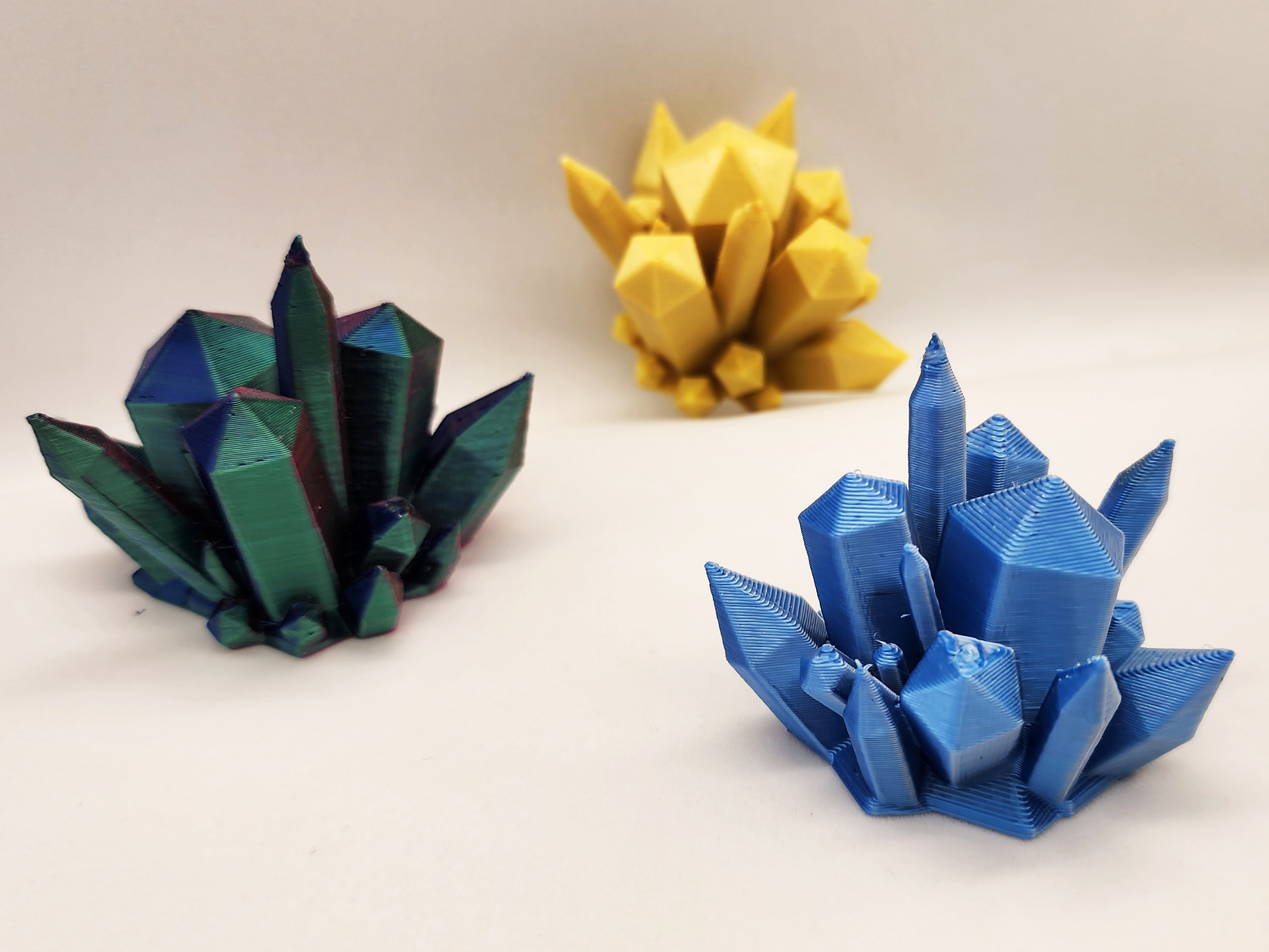 Crystal Cluster ⧋ by Triple G Workshop | Download free STL model ...