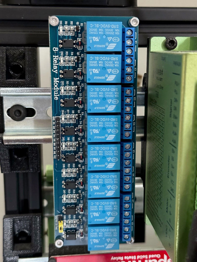 Din Rail Mount for an 8 position relay board by NotLikeALeafOnTheWind ...