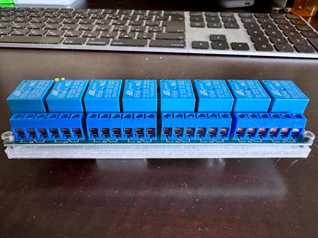 Din Rail Mount for an 8 position relay board by NotLikeALeafOnTheWind ...