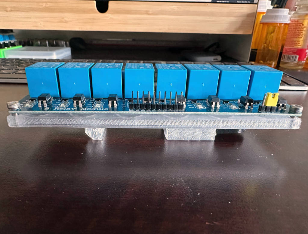 Din Rail Mount for an 8 position relay board by NotLikeALeafOnTheWind ...