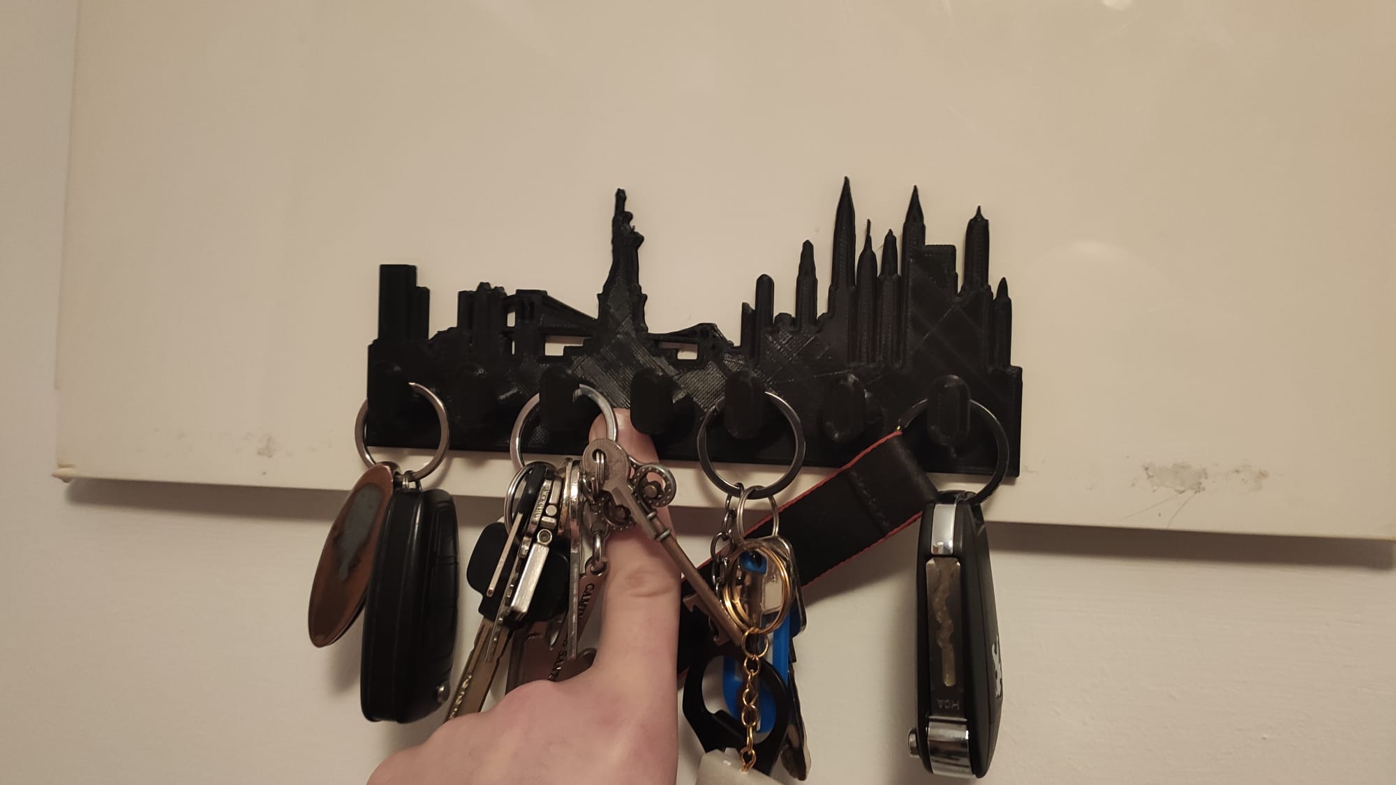 New York Skyline Key Holder by David Ruiz | Download free STL model ...
