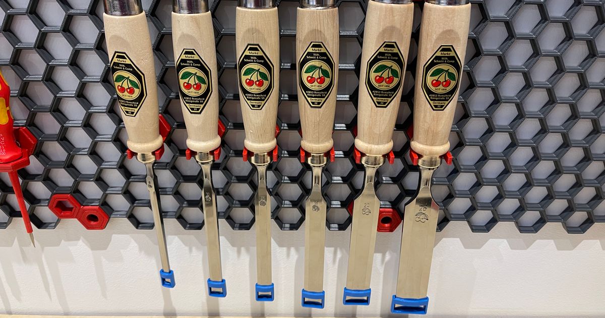 Kirschen Chisel Holder for Honeycomb Storage Wall (HSW) por Macman1010 ...