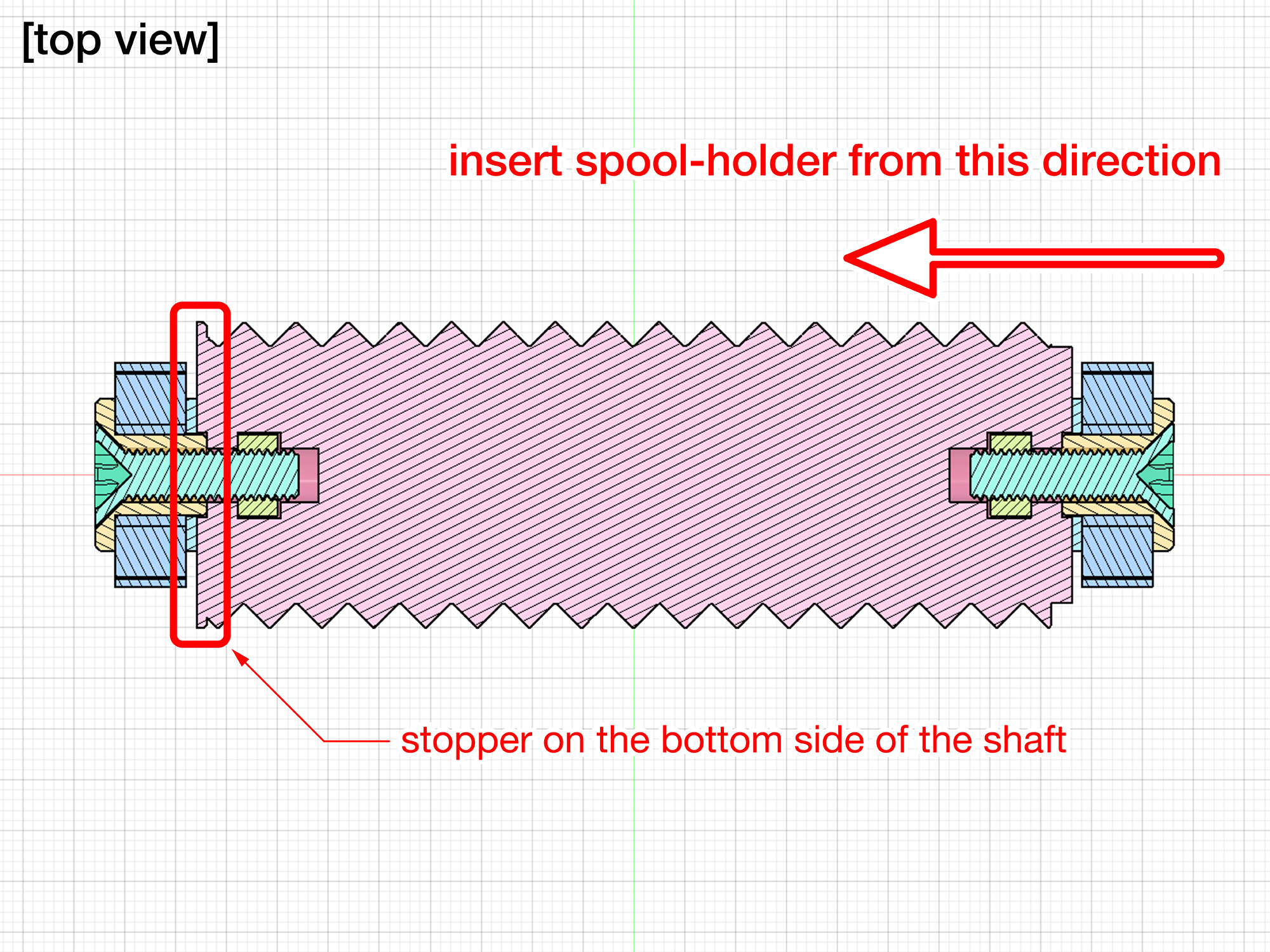 Spool Holder Shaft for DAISO Dry Box by aronoiro | Download free STL ...