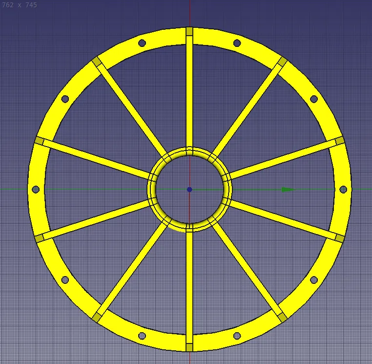 6.5" pin wheel speaker grill by B&B TECH | Download free STL model ...