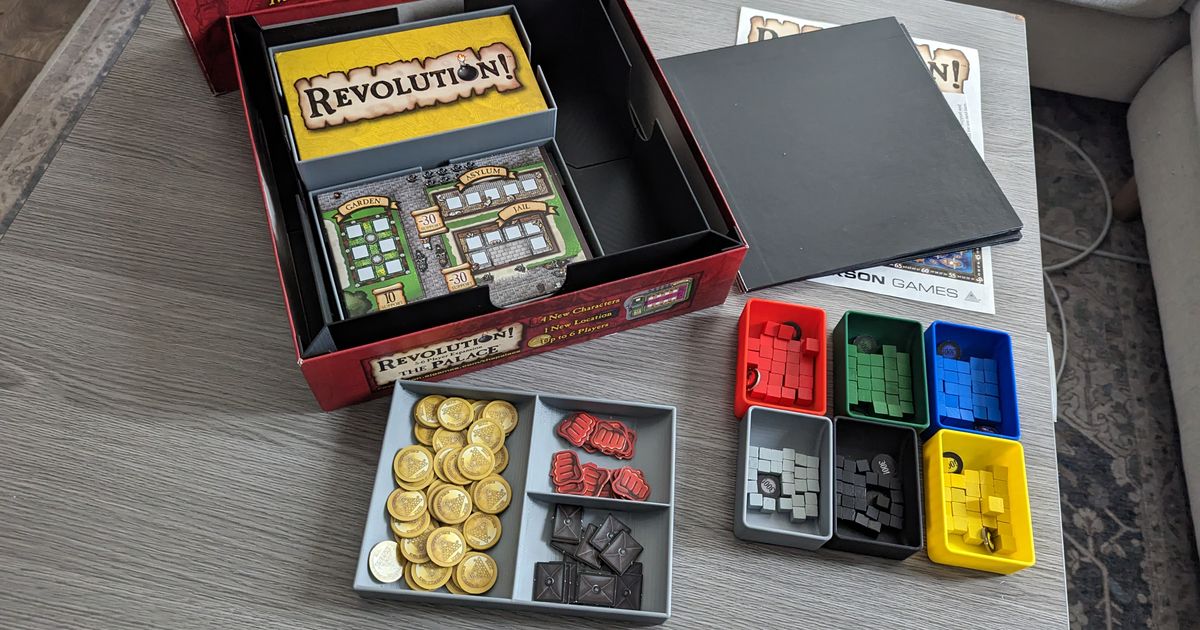 Revolution! Box Insert by RayJay | Download free STL model | Printables.com