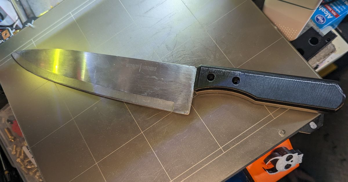 Basic knife handle by Monkey Grrrl | Download free STL model ...