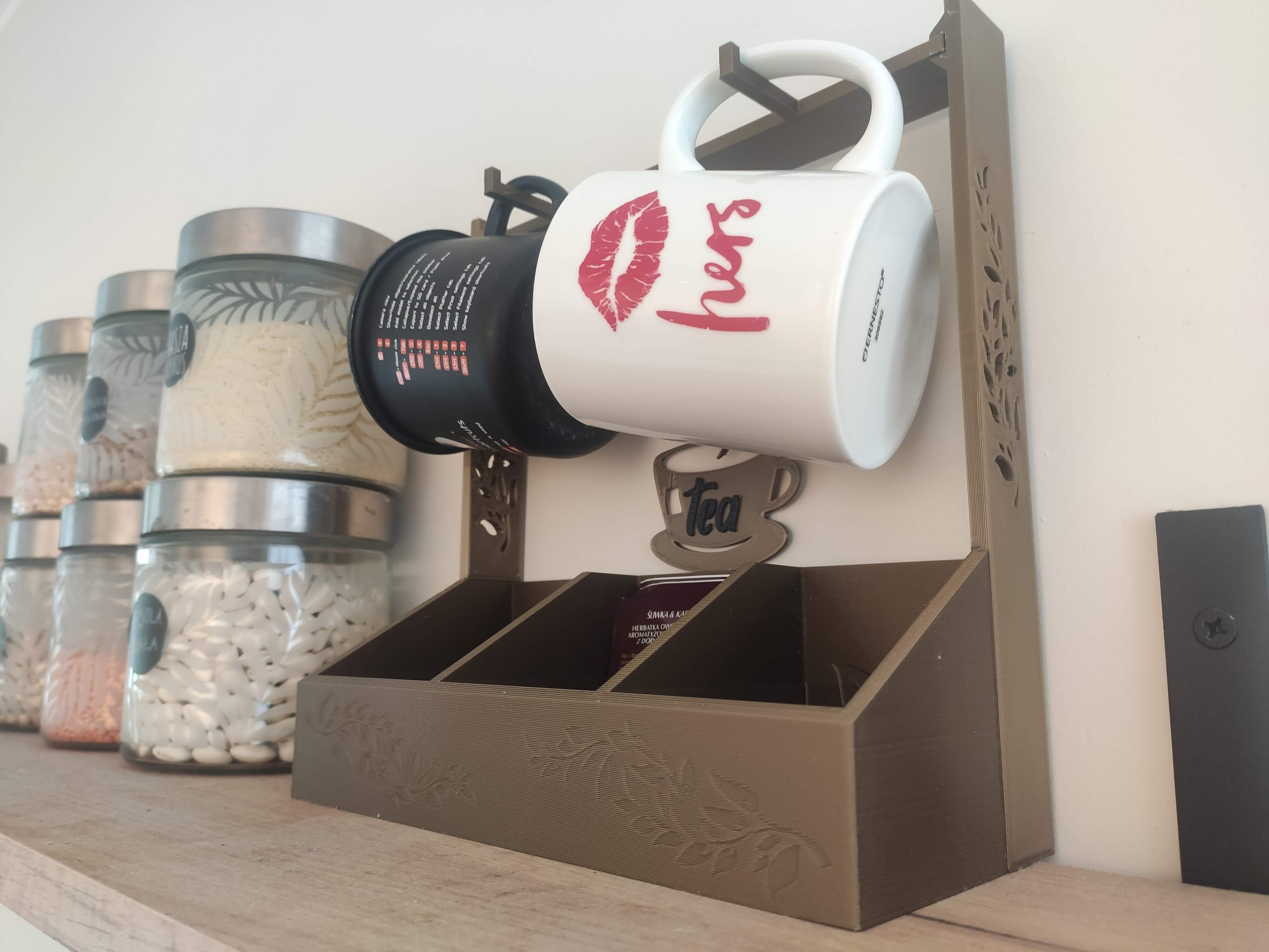Tea bags storage and cup holder by Sevro | Download free STL model ...
