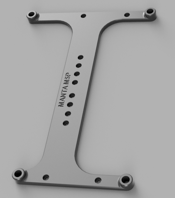 Rail-mount brackets for BTT Manta M5P by dmrn210 | Download free STL ...