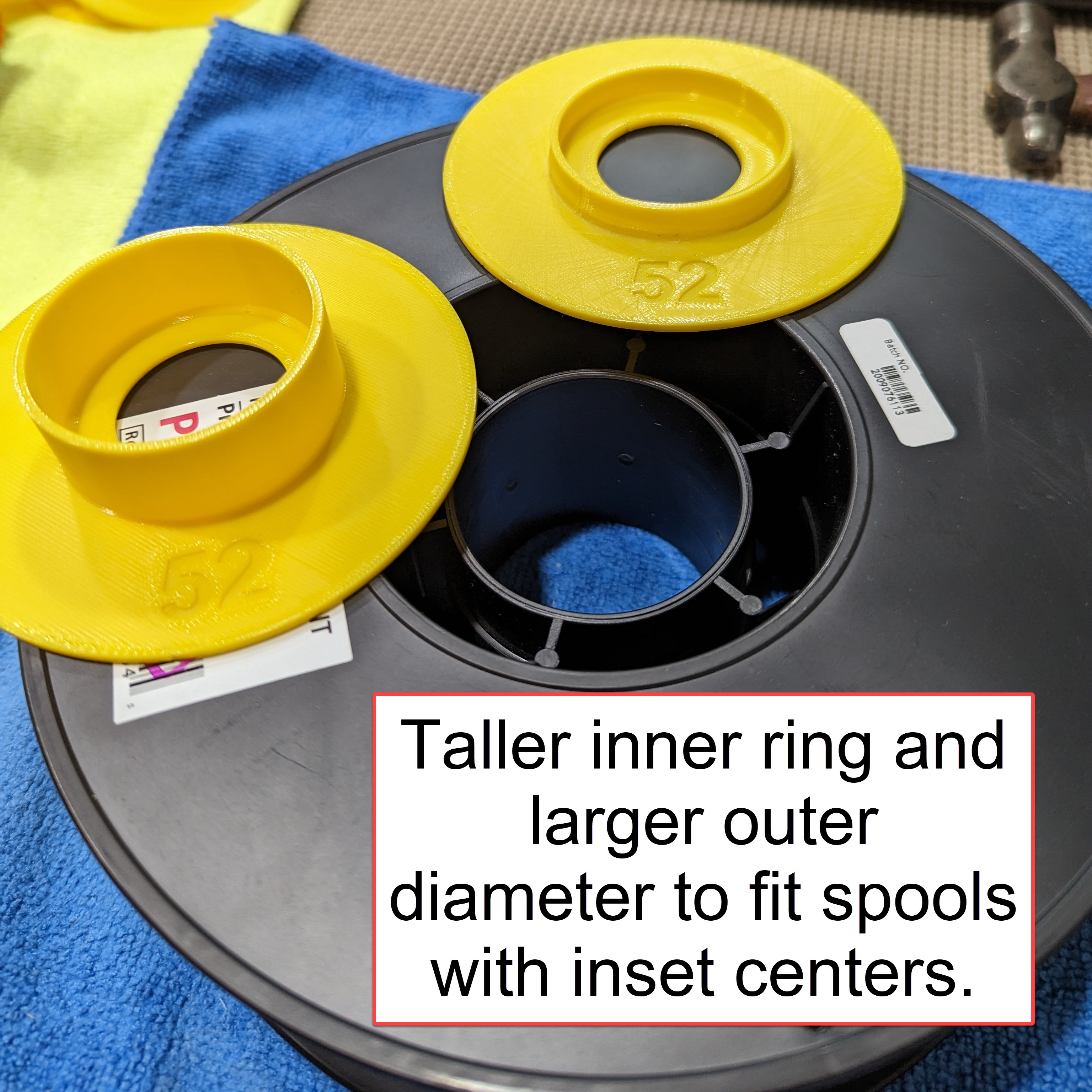 Centering Discs for Bambu Spool Switcher & Winder by Ed Johnson ...