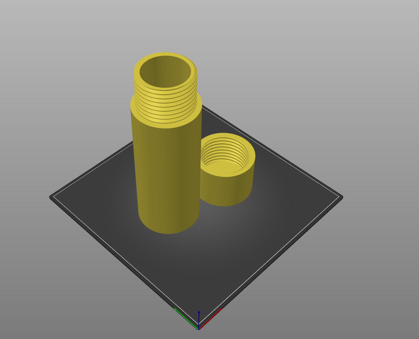 Canister with threaded lid by Bill Richards | Download free STL model ...