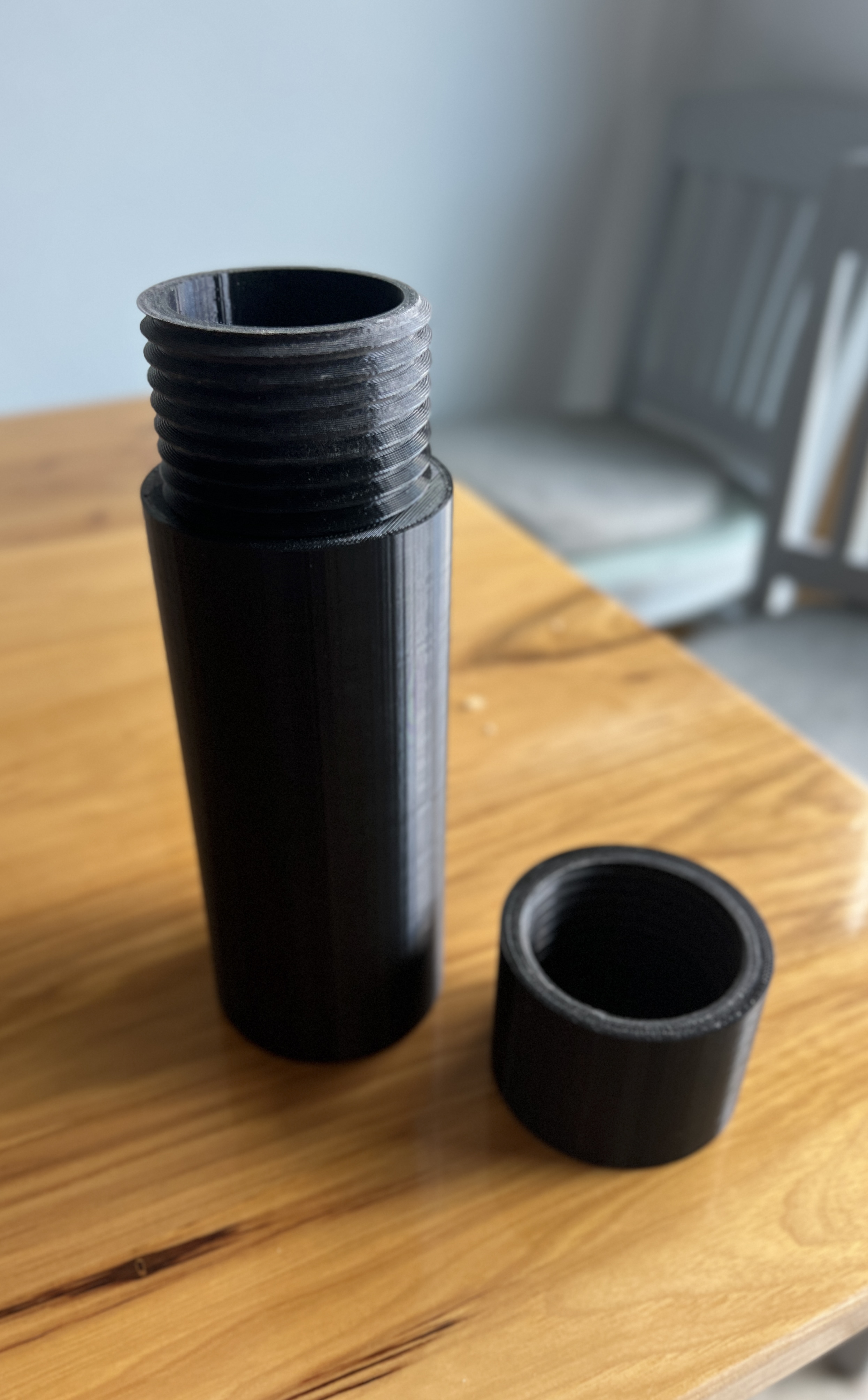 Canister with threaded lid by Bill Richards | Download free STL model ...