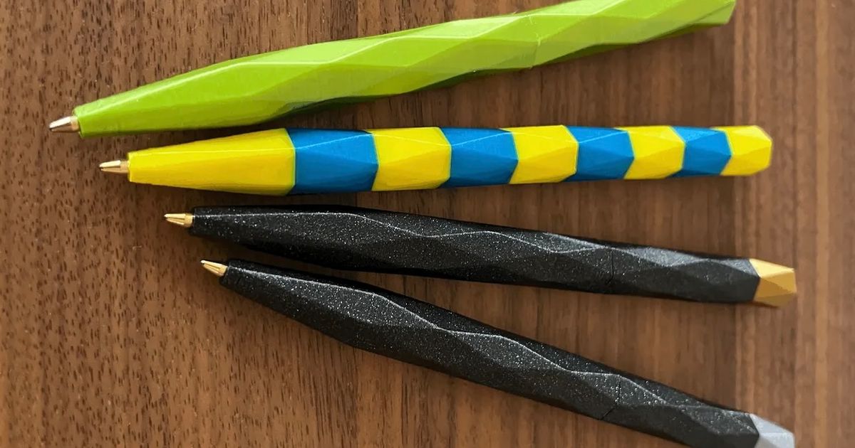Triangles! Pen by JA:GR | Download free STL model | Printables.com Triangles! Pen by JA:GR | Download free STL model | Printables.com