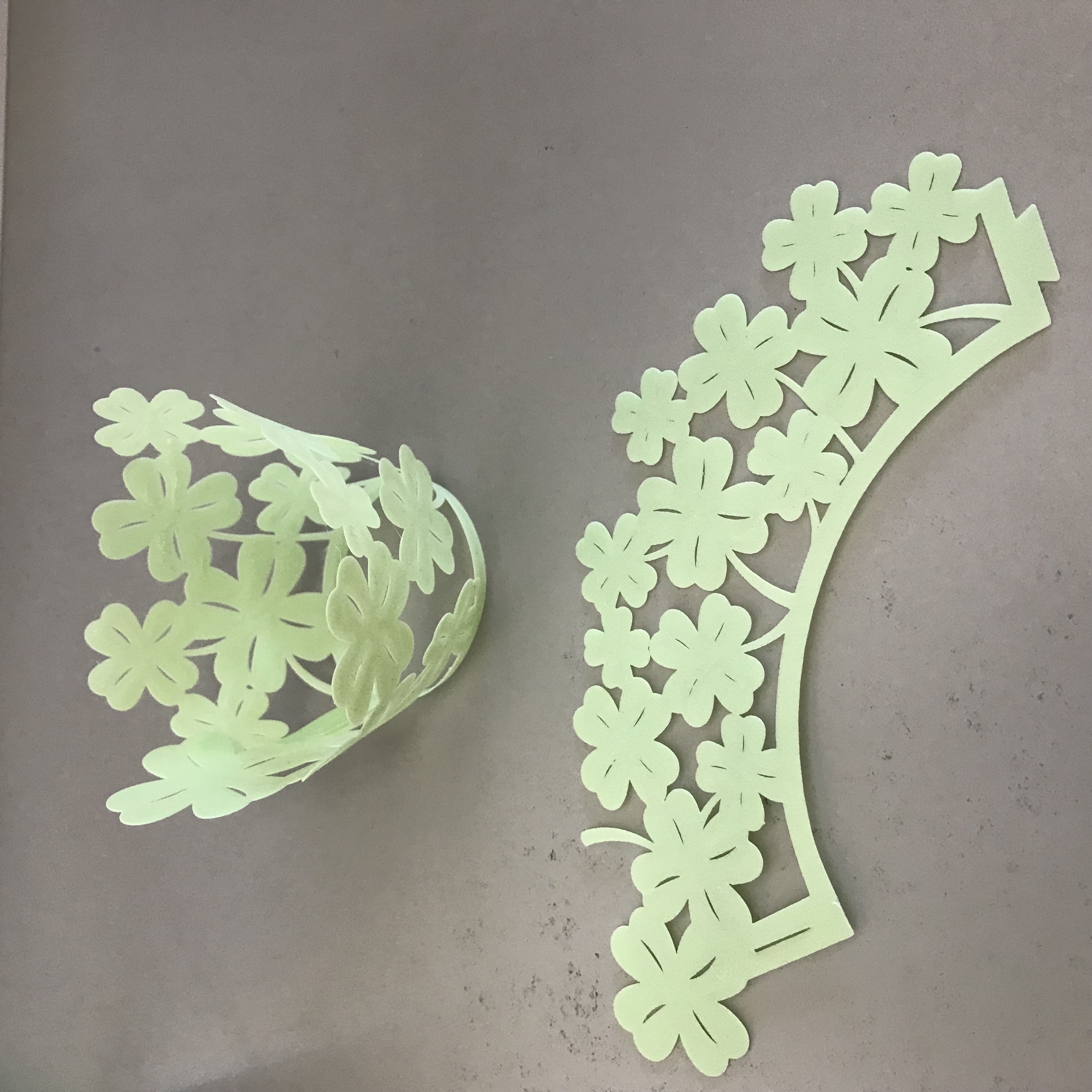 St. Patrick's Shamrock Cupcake Wrapper by Lacemaker | Download free STL ...