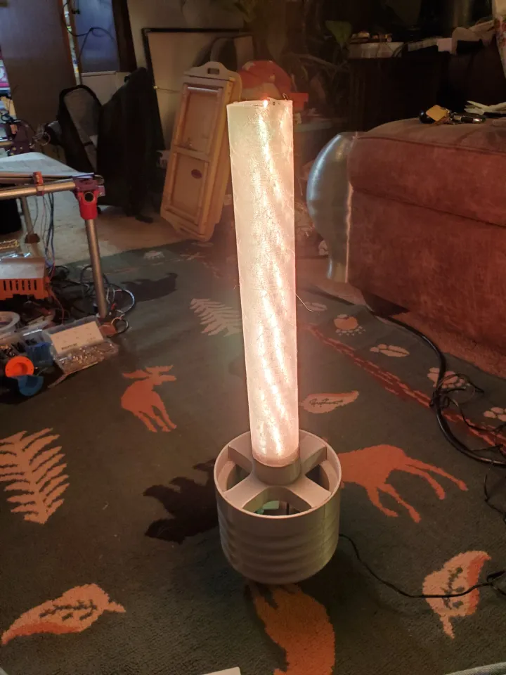 Big LED Light Bulb by 3d Printing | Download free STL model ...