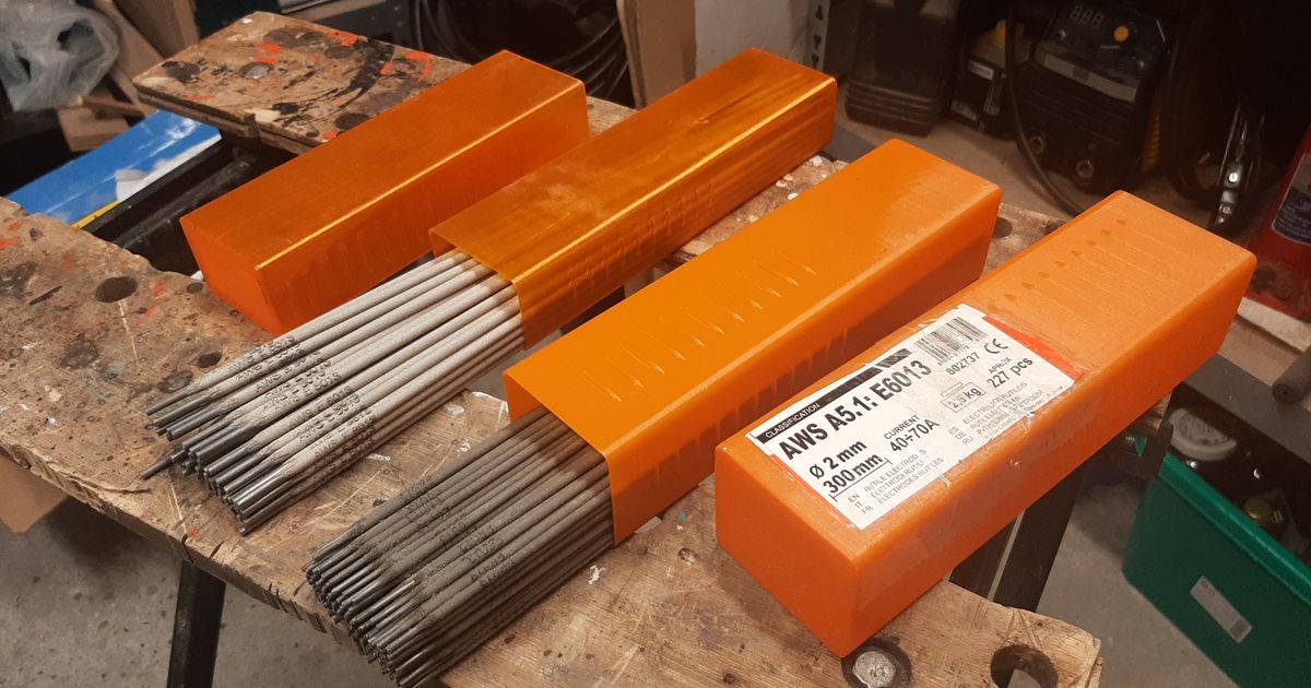 Welding Electrode Box (Parametric, vase mode) by DennisMe | Download ...