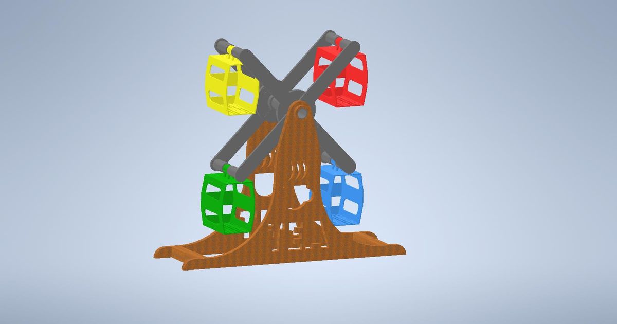 FERRIS WHEEL TEA holder by Pavel Šichnárek | Download free STL model ...