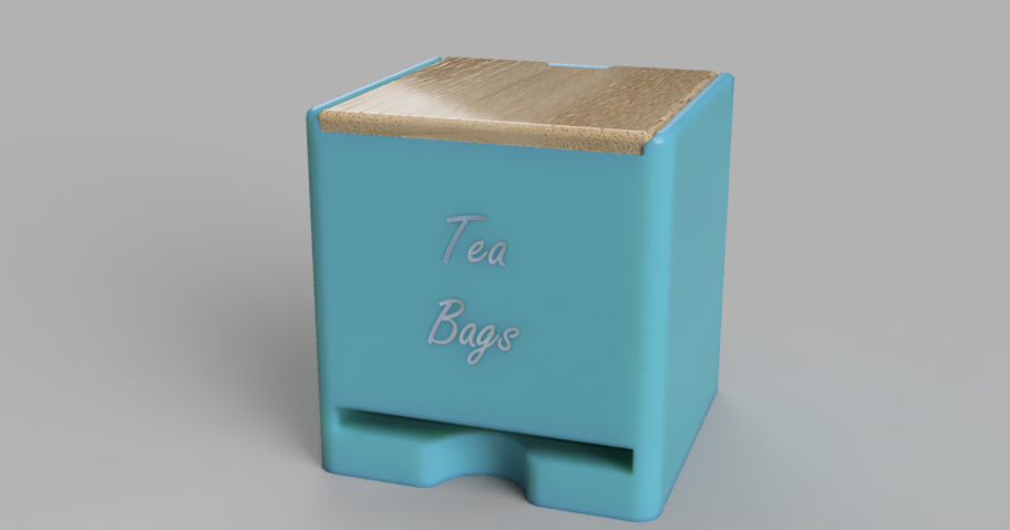 Tea Bag Dispenser | Customizable* by BrodyTaylor | Download free STL ...