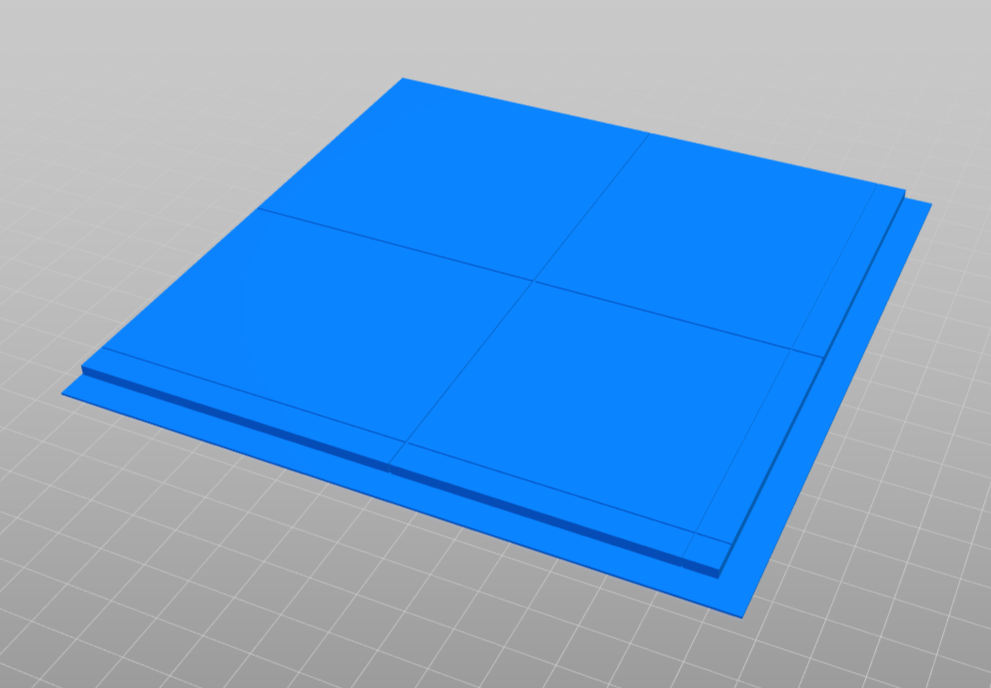 City Streets Square Curb Tile Set by Monkeysloth | Download free STL ...