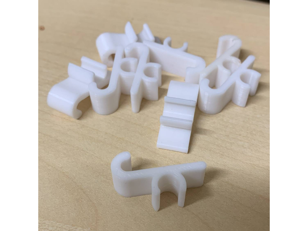 Shelf clip for Ikea DETOLF glass display by Ch'marr | Download free STL ...