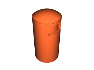 UK Street Litter Bin by MrFlippant | Download free STL model ...