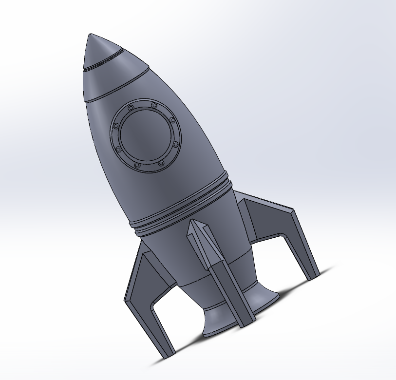 Rocket by Caio. | Download free STL model | Printables.com