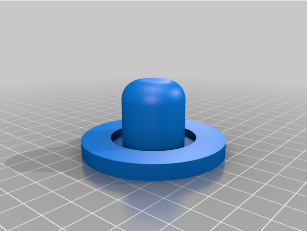 3D Printer Filament Roll Stopper (with f3d for customization) by voiyt ...
