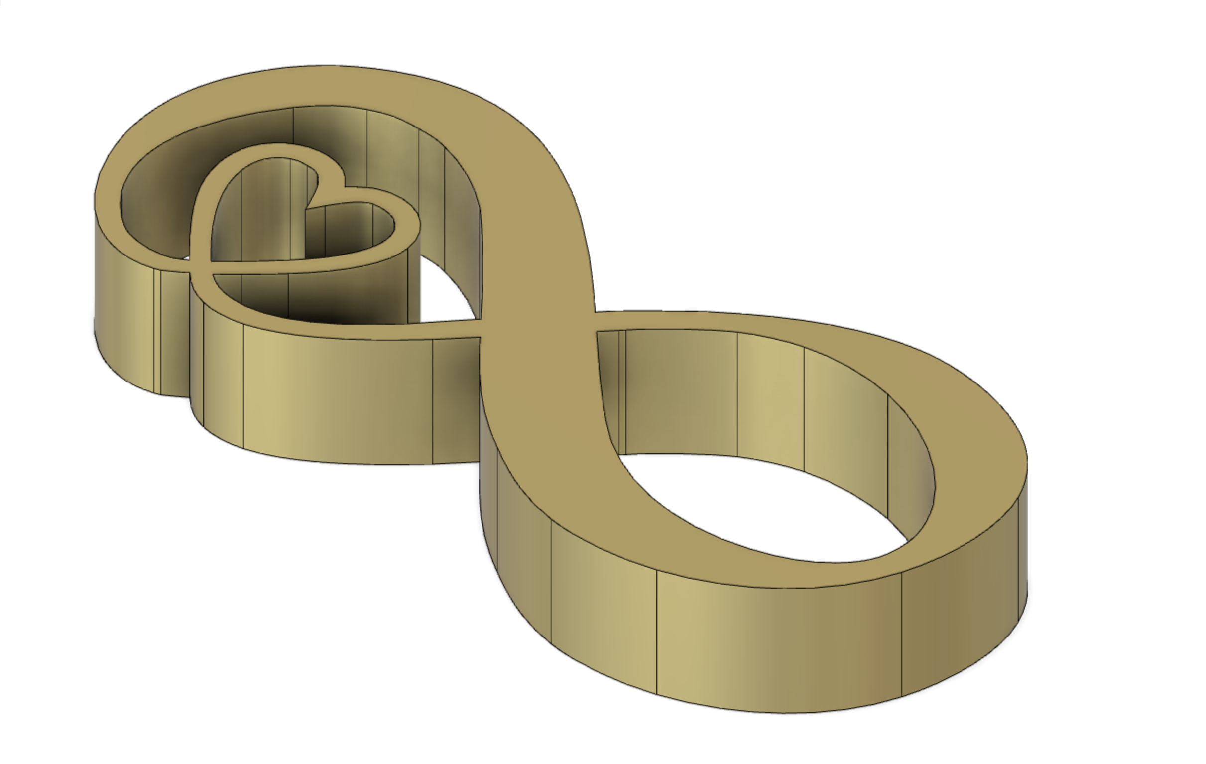 Corazon Love & Infinito by NOVELTY 3D | Download free STL model ...
