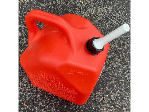 Midwest / Scepter Gas Can Nozzle and Cap (with f3d for customization ...
