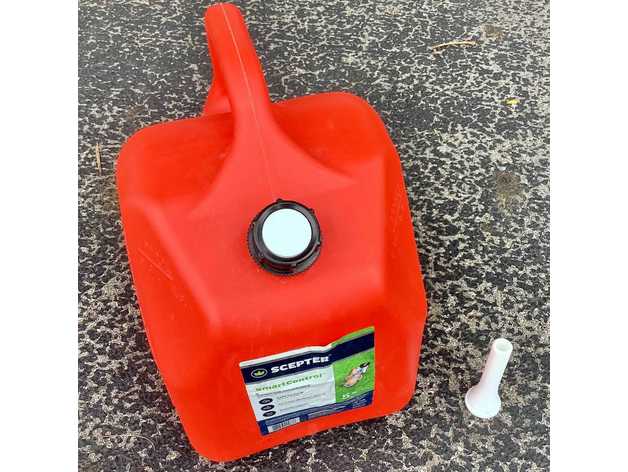 Midwest / Scepter Gas Can Nozzle and Cap (with f3d for customization ...