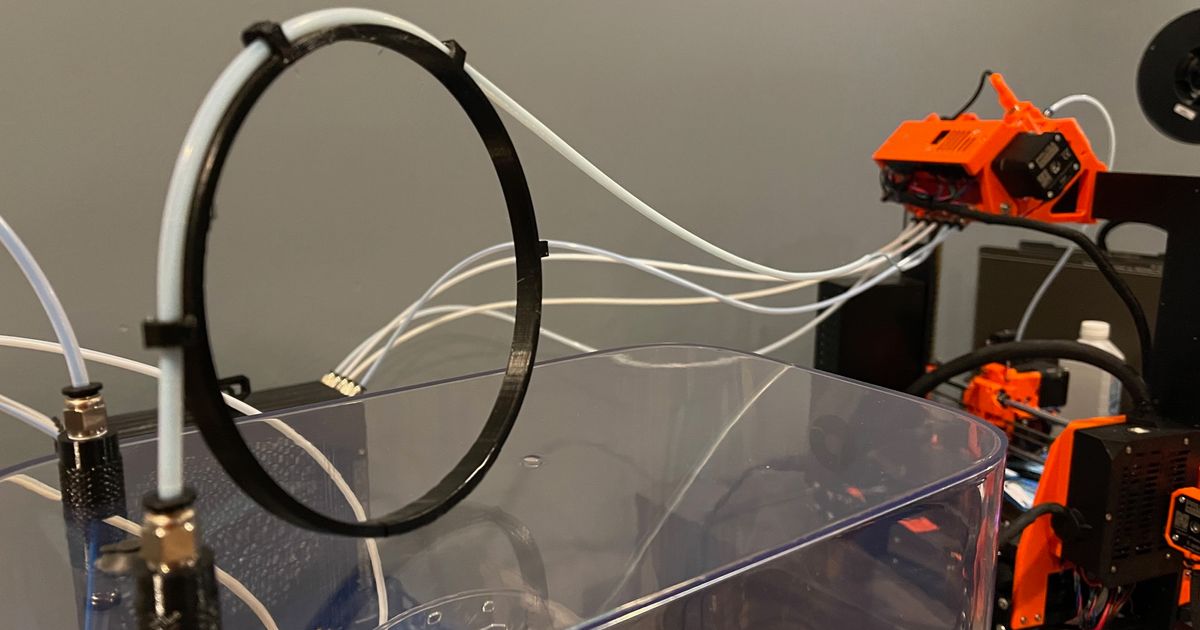 PTFE Spacer Filament Circular Guide Wheel by Real 3D Prints | Download ...