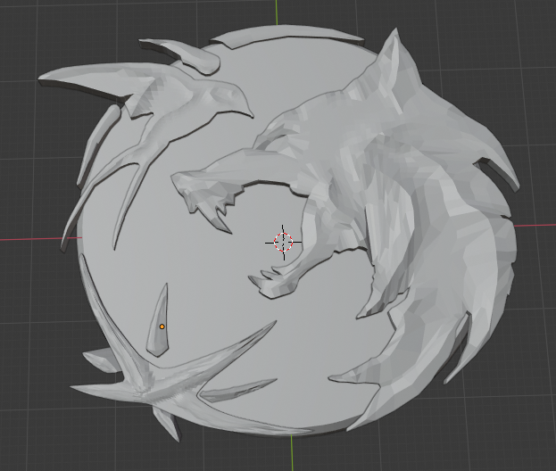 Witcher Pendant (Combined Sigils) by MstrDialUp | Download free STL ...