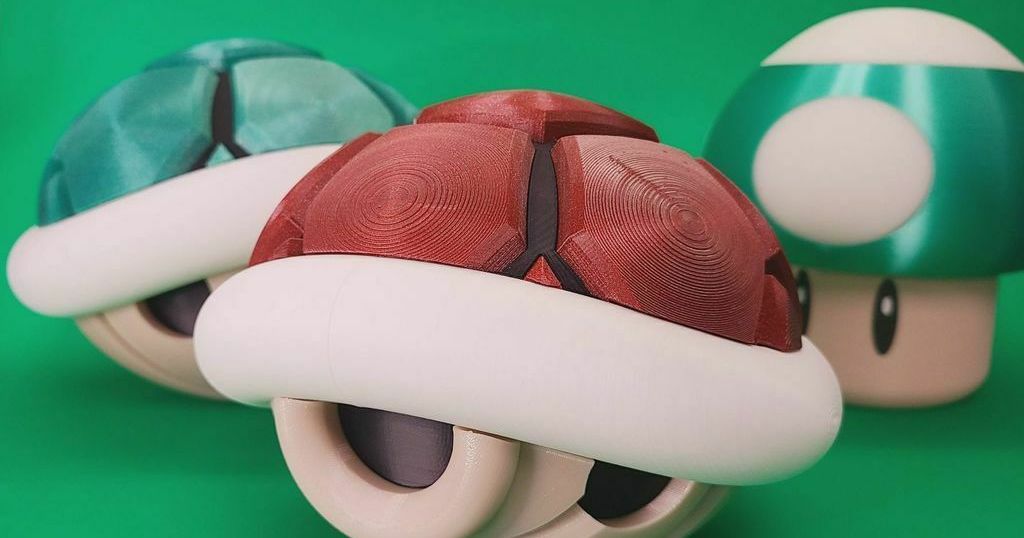 Super Mario Turtle Shell Container by MackSta11 | Download free STL ...
